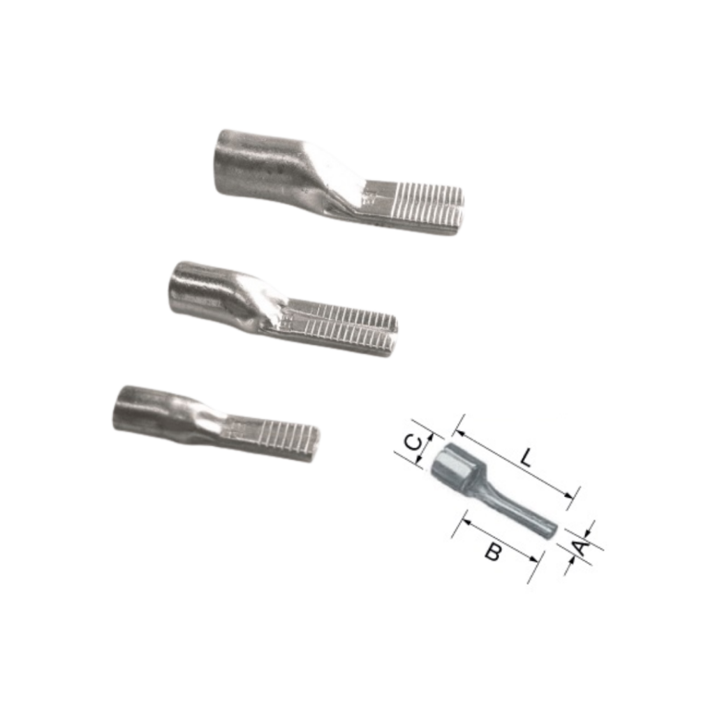 EGI Non-Insulated Round Pin Lugs 10-95mm - Cable Size Options - RFE