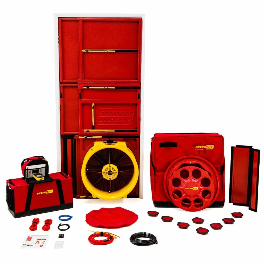 Retrotec 5120 Hard Panel Blower Door System - RFE