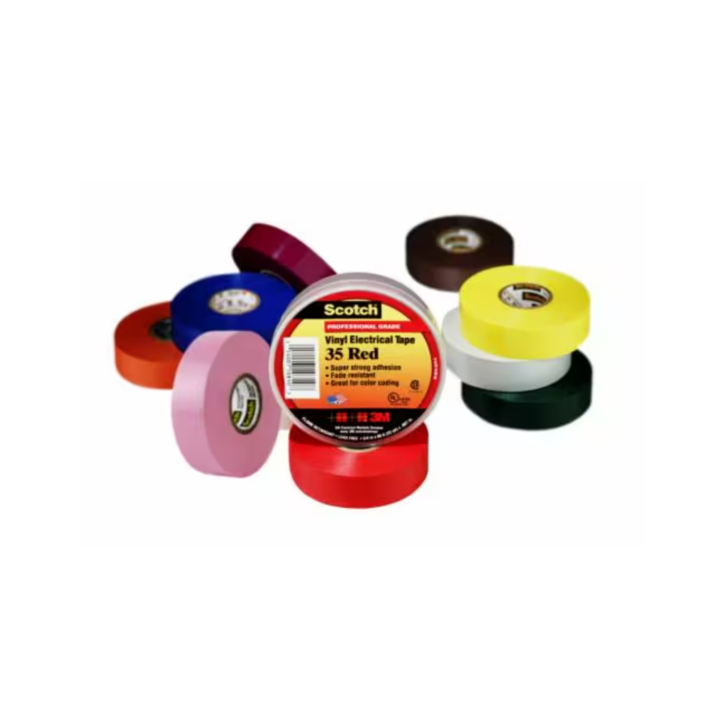 3M Scotch® Vinyl PVC Color-Coding Electrical Tape 35 - RFE